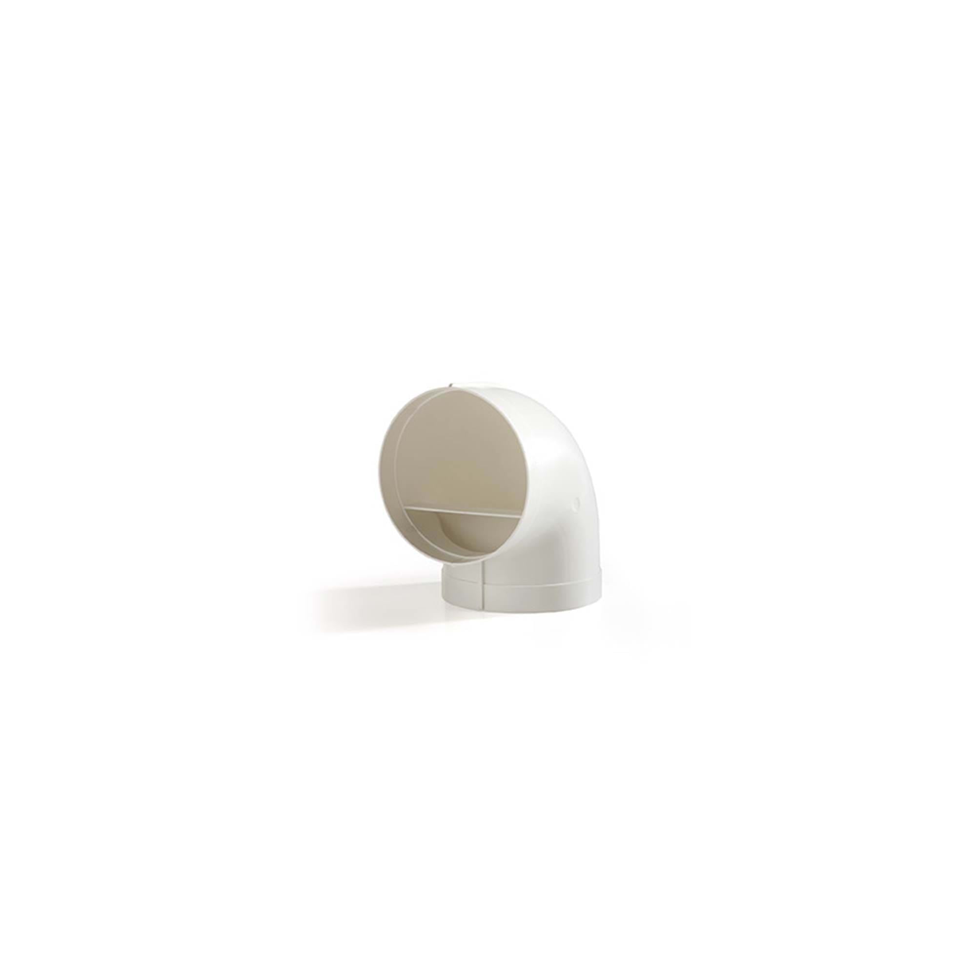 Novy High Quality round tube Elbow bend 90 with air guides 125mm ...