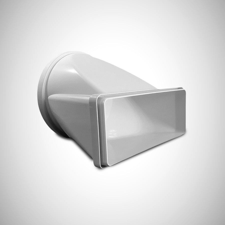 Elica Rectangular Round Joint 22x9 cm diameter 15 cm , cod. 1053Q – Ducting Superstore